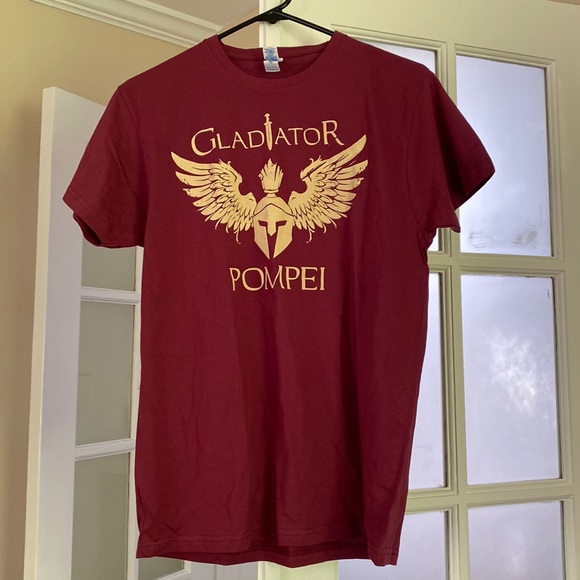 Shirts | Mens Souvenir Gladiator Pompei Tshirt | Poshmark